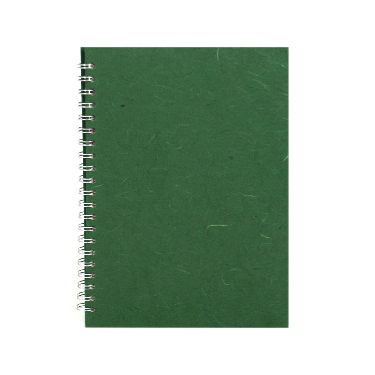 Custom A4 Portrait, Dark Green Notebook | Pink Pig