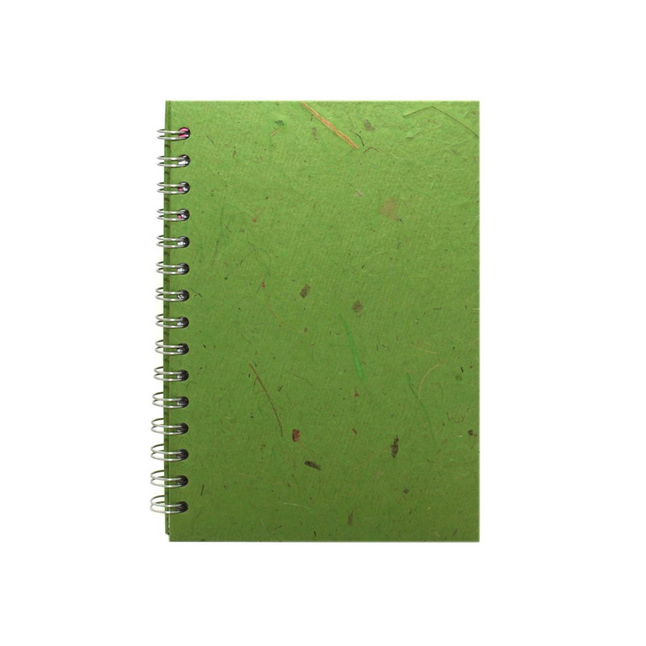 Custom A5 Portrait, Emerald Notebook | Pink Pig